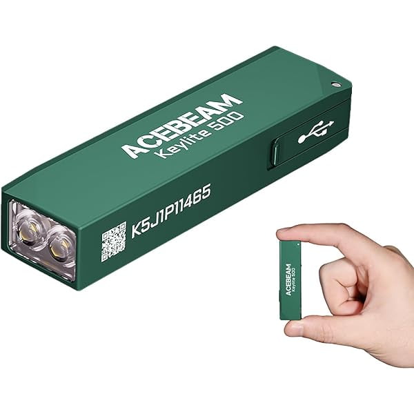 ZC Keylite 500 High Lumens Keychain Flashlight Rechargeable, Ultra ...