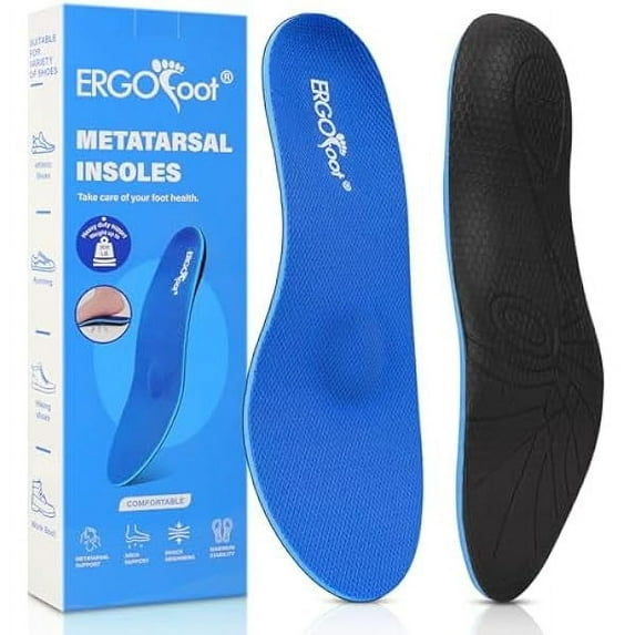 ZC Metatarsalgia Insoles, Heavy Duty Work Boot Inserts for Women Men ...