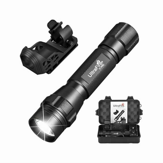 ZC1000 High Lumen Tactical EDC Flashlight with Holster,Single Mode ...