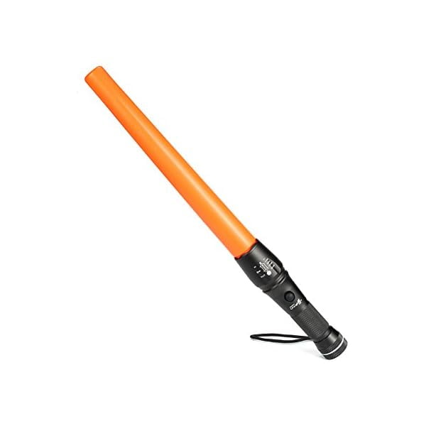 ZC16 Inch Traffic Control Wand LED Flashlight, 980 Lumen Signal Wand ...