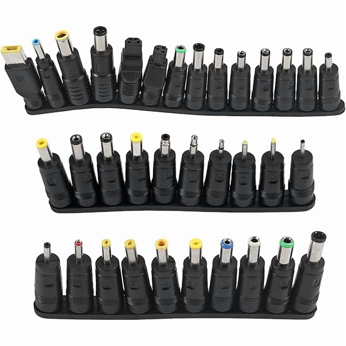 ZC34Pcs Universal 5.5mm x 2.1mm DC AC Connector Power Adapter Tips ...