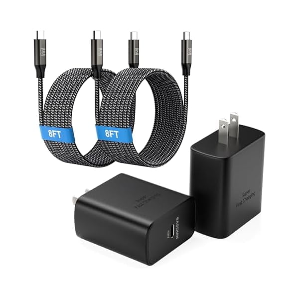 ZC45W Super Fast Charger Type C, [2 Pack] 45 Watt USB-C Charger PD/PPS ...