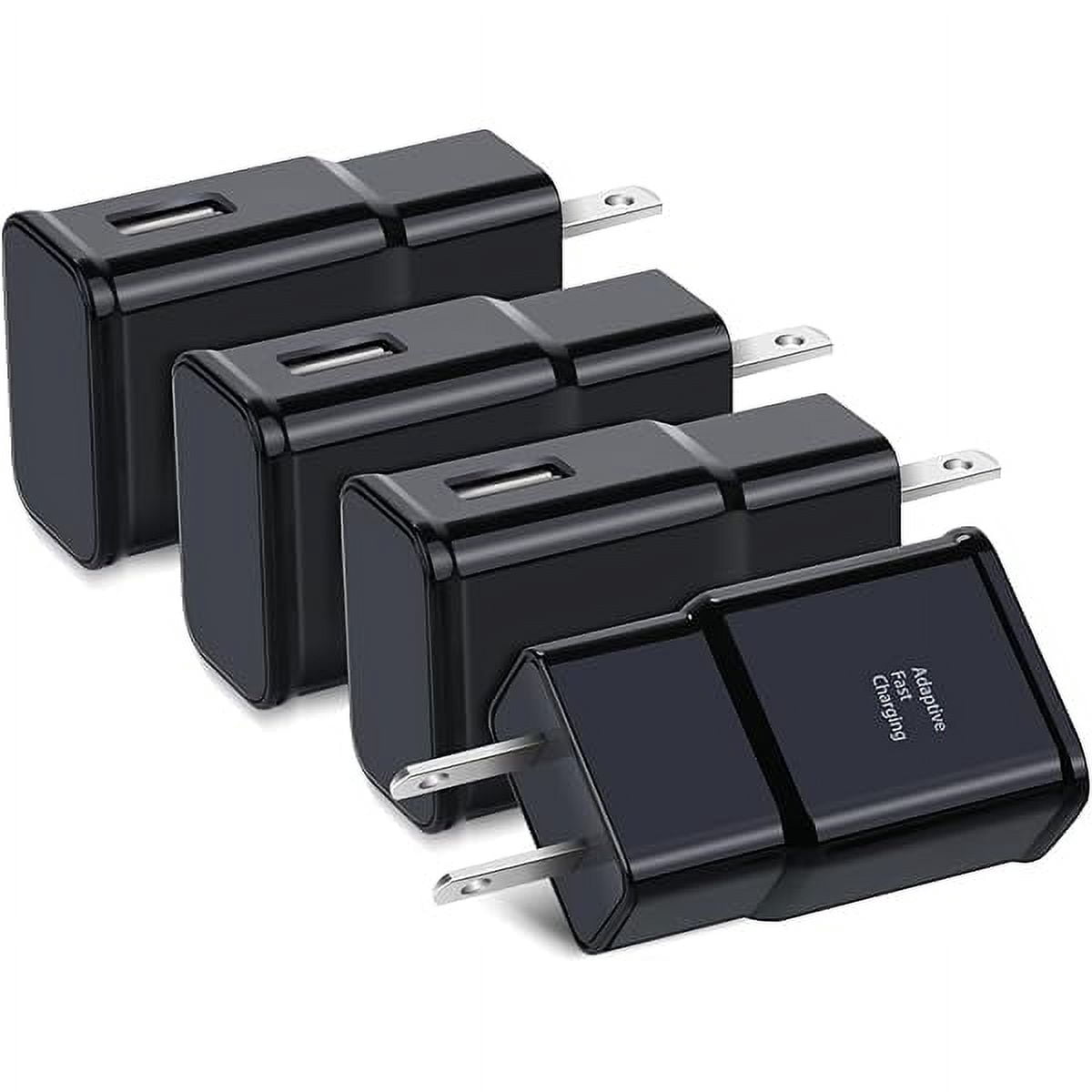ZCAdaptive Fast Charging USB Wall Charger, 4-Pack Fast Charging Block ...