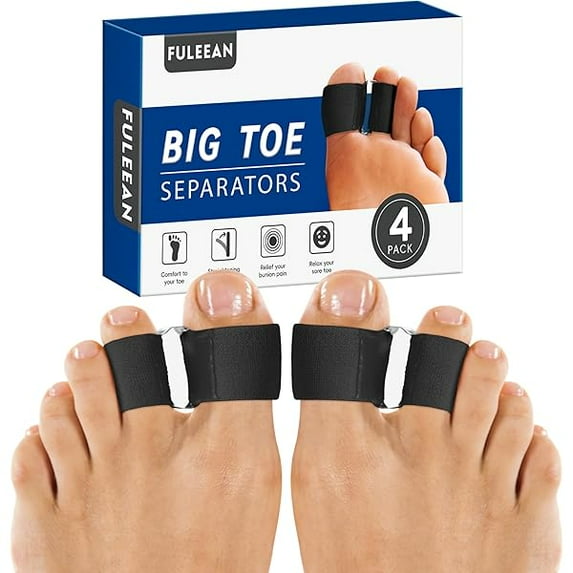 ZCBig Toe Spacers,2 Loops Toe Separator for Overlapping big Toes,Toe ...