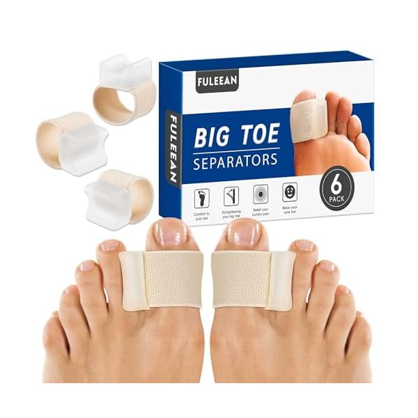 ZCBig Toe Spacers,Hallux Valgus Corrector,Relieve Bunion Pain,Prevent ...