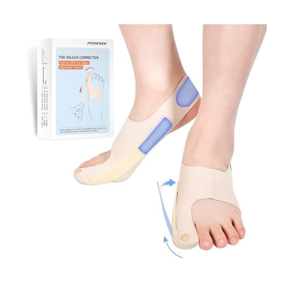 ZCBunion Corrector, Big Toe Valgus Corrector 1Pair, Toe Separator ...