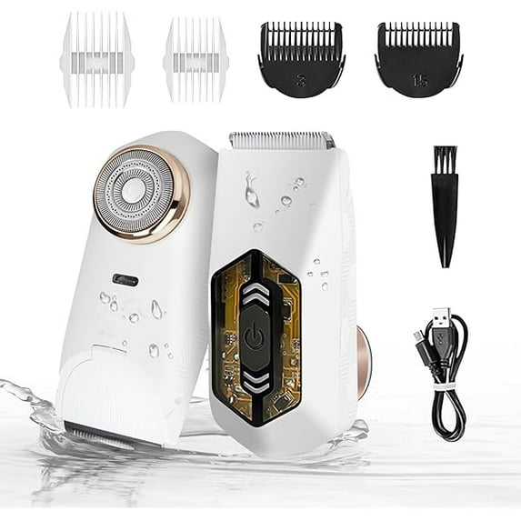 ZCElectric Razors for Women, 2 in 1 Womens Electric Shaver, Bikini ...