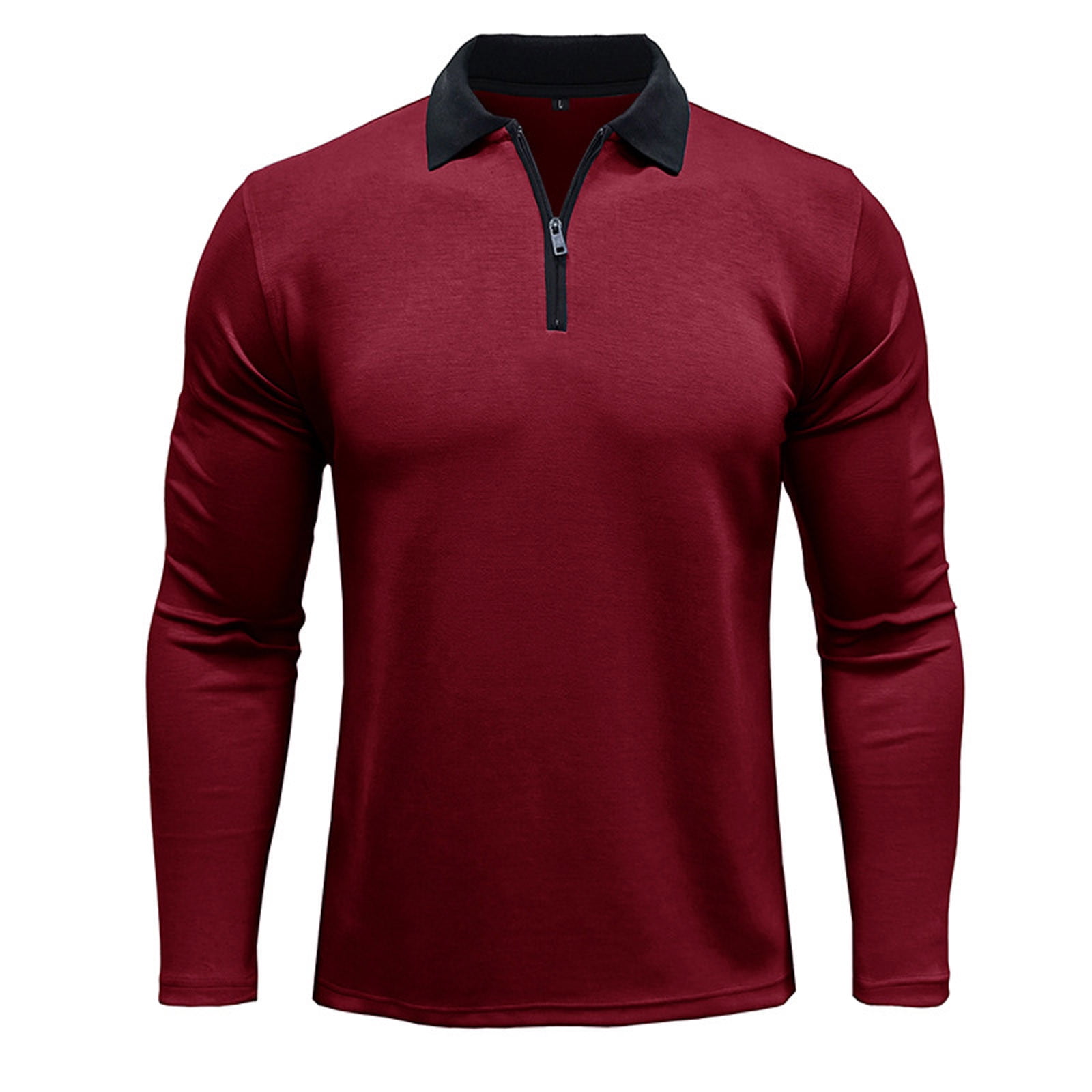 ZCFZJW Men's Polo Shirts Long Sleeve Golf Polo Shirts for Men Quick Dry ...