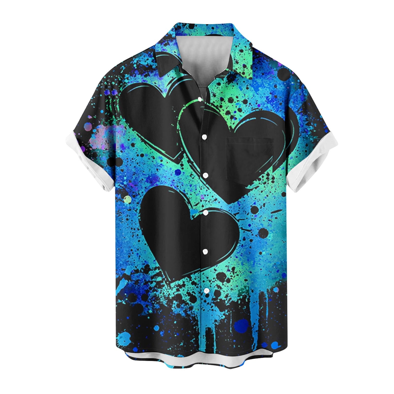ZCFZJW Mens Valentines Day Holiday T-Shirts Big and Tall Regular Fit ...
