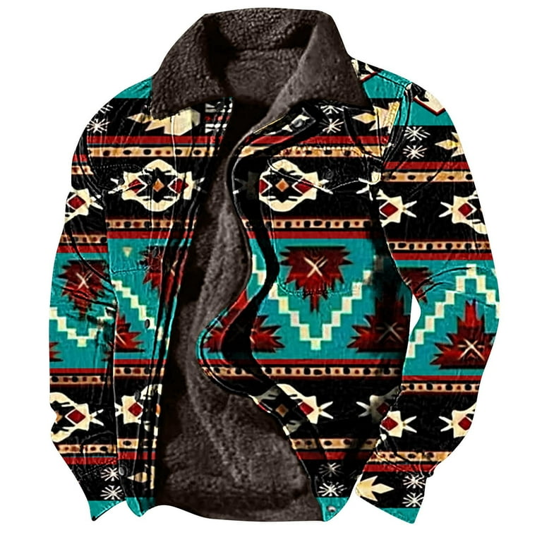 aztec print jacket