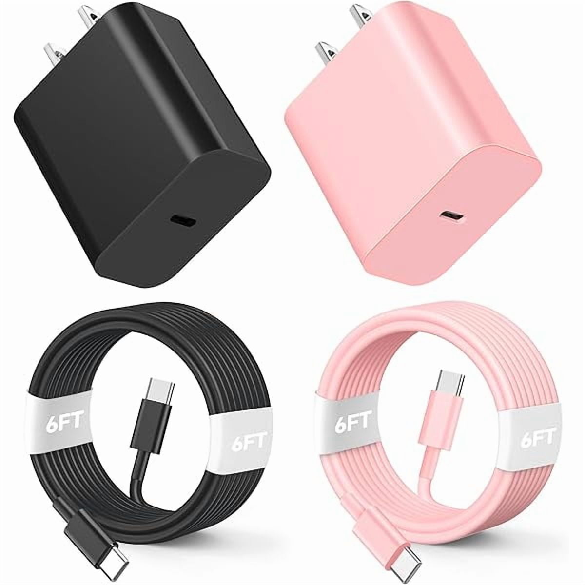 ZCFast Charging for Phone 16 15 Pro Max Charger Colorful, 2Pack 20W USB ...