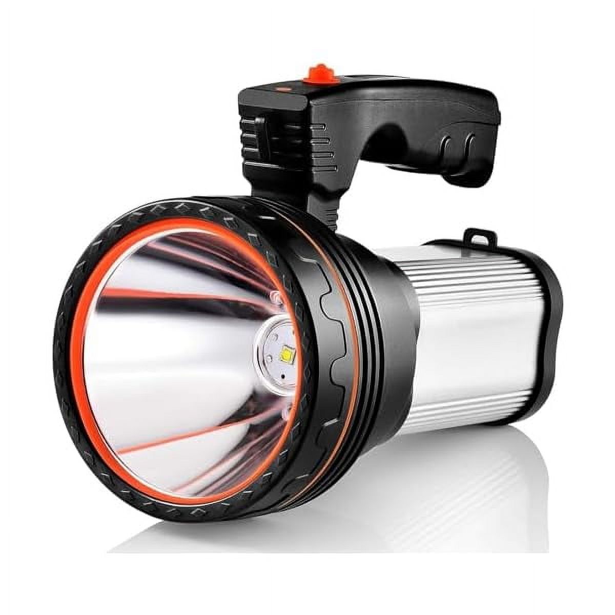 ZCFlashlight Rechargeable, 10000+ Lumens Spotlight Flashlights, IPX5 ...