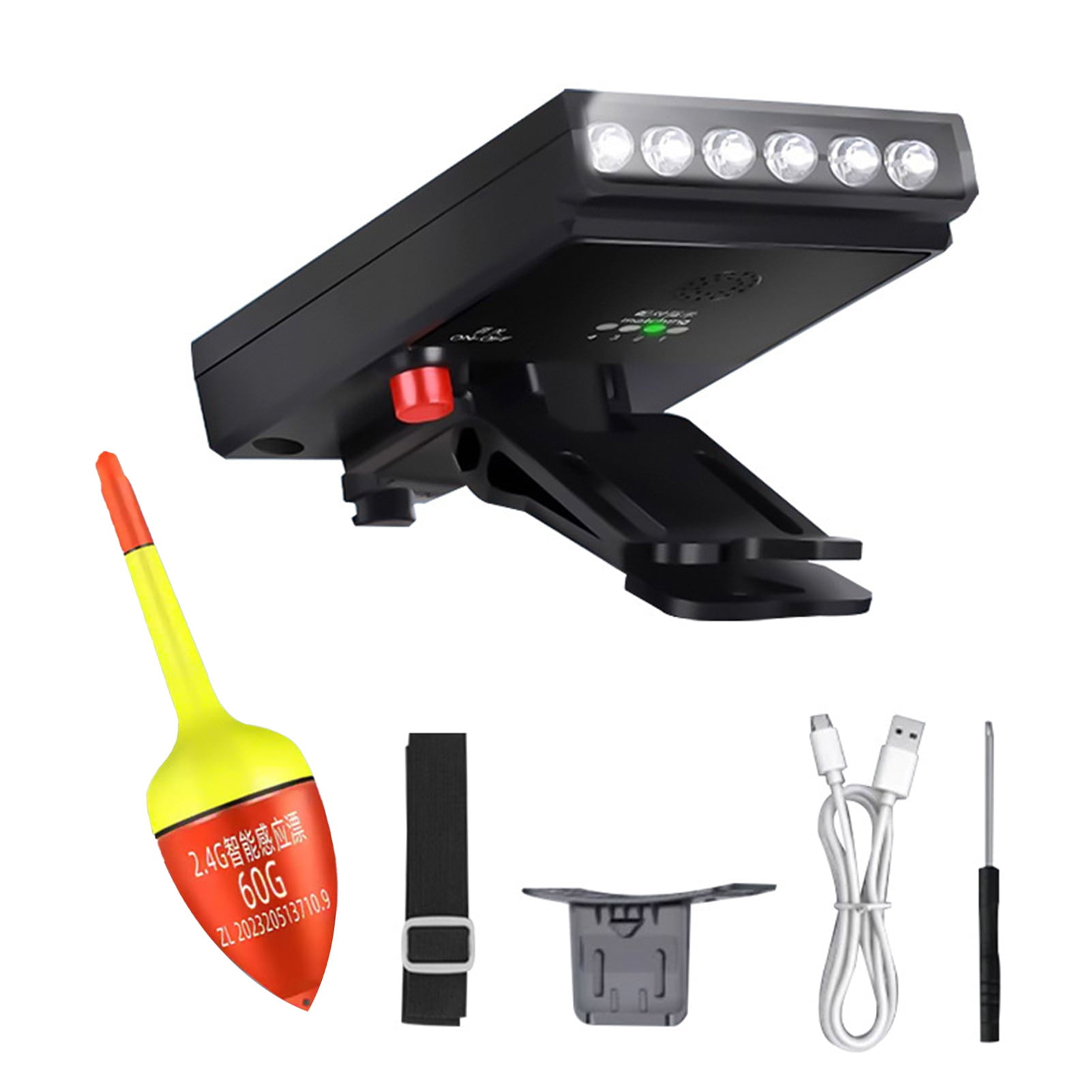 ZCKK 1 Set Wireless Fishing Bite Alarm Kit with Smart Induction Float ...