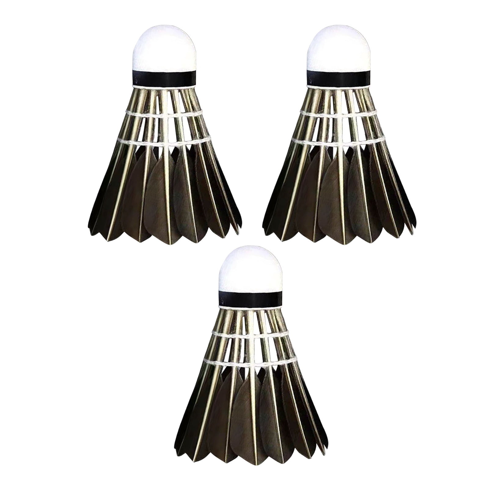 ZCKK 3/6/12Pcs Badminton Shuttlecocks Birdies Feather Shuttlecocks ...
