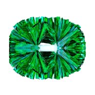 Chassé Metallic Cheerleading Poms - Shiny Metallic Cheer Pom with Baton ...