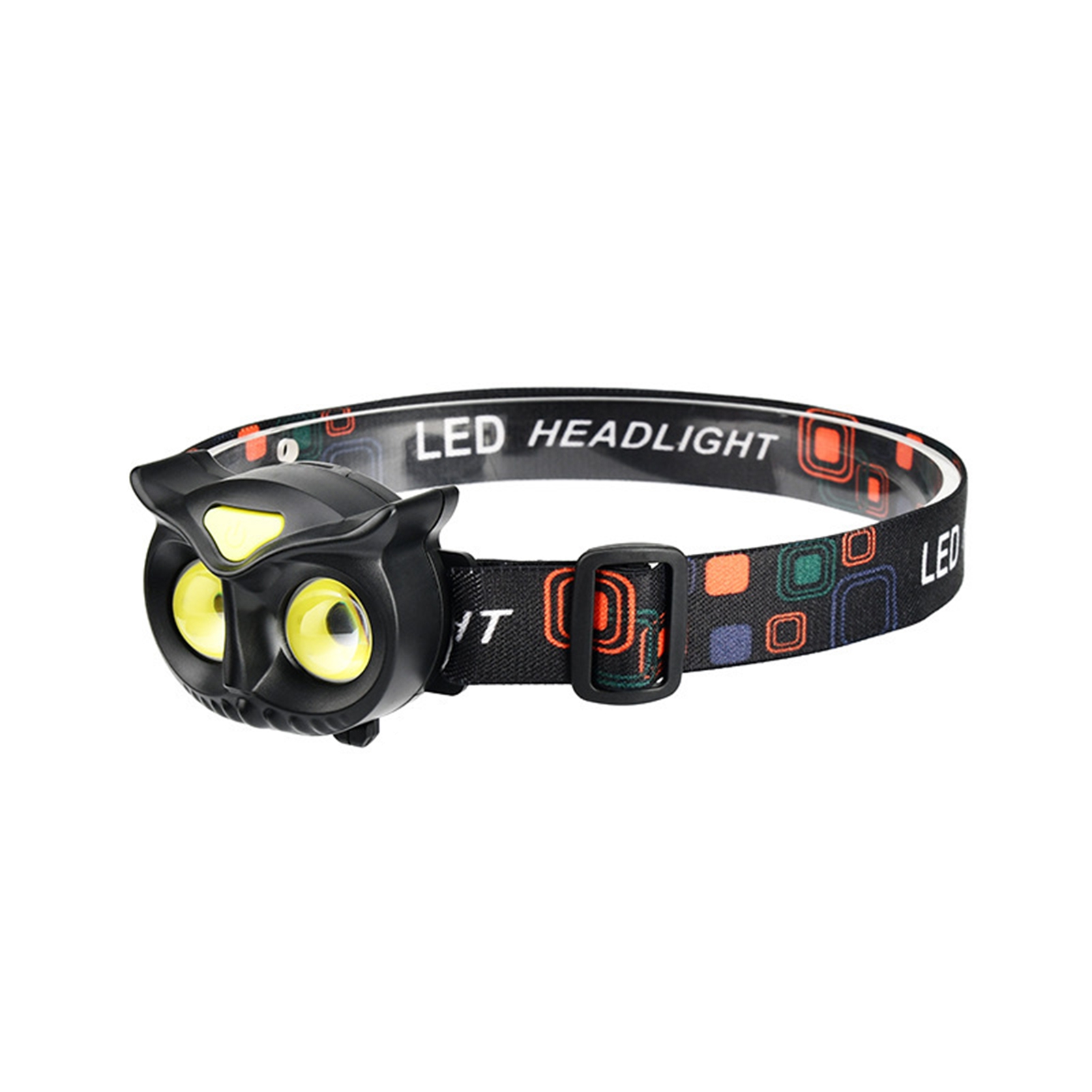 ZCKK Owl Shape LED Headlamp Type-C Fast Charging Flashlight Head Torch ...
