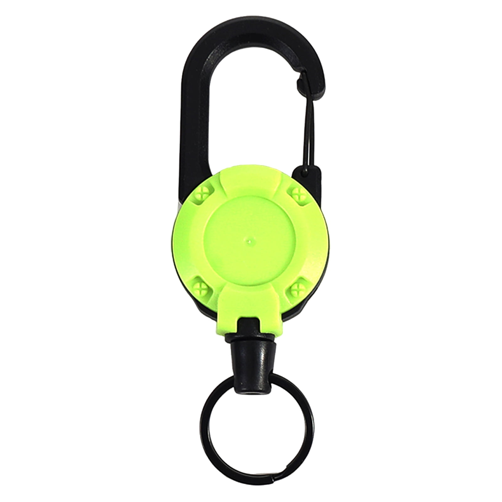 ZCKK Portable Retractable Keychain Carabiner Badge Holder Strong Load ...