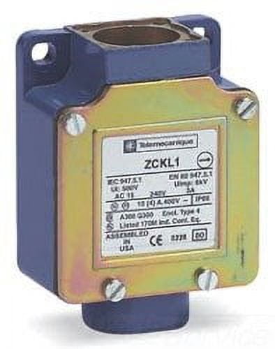 ZCKL1 Metal Limit Switch Body for ZCKD Series tuator Head, 2-Pole, 1 NC ...