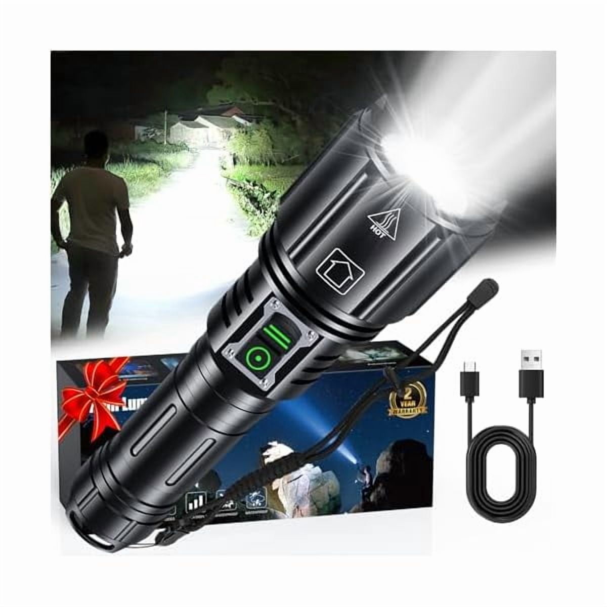 ZCLED Super Bright Flashlight 1200000 High Lumens, High Powered ...