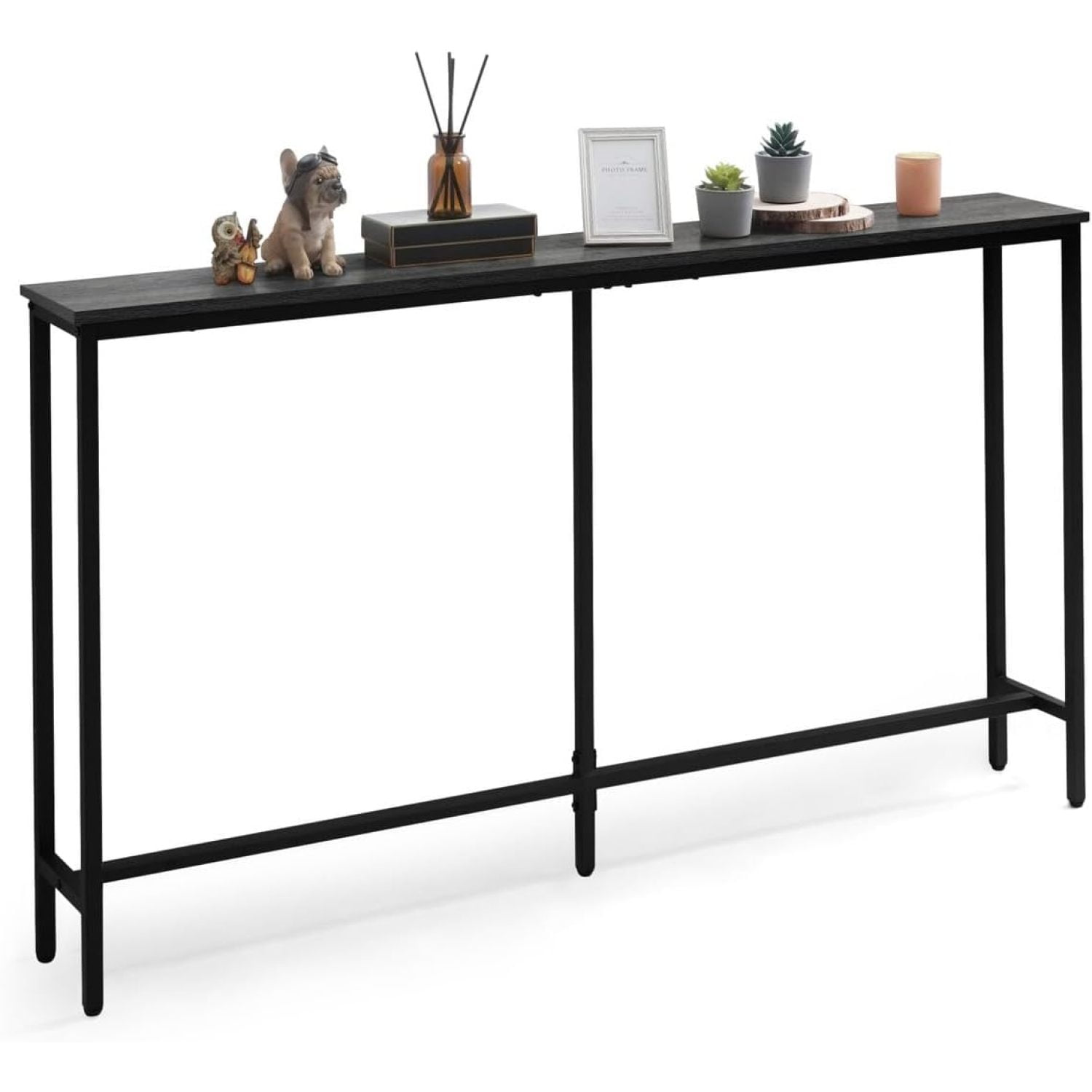 ZCLP 47” Narrow Long Console Tableau for Entryway, Classic Design Sofa ...
