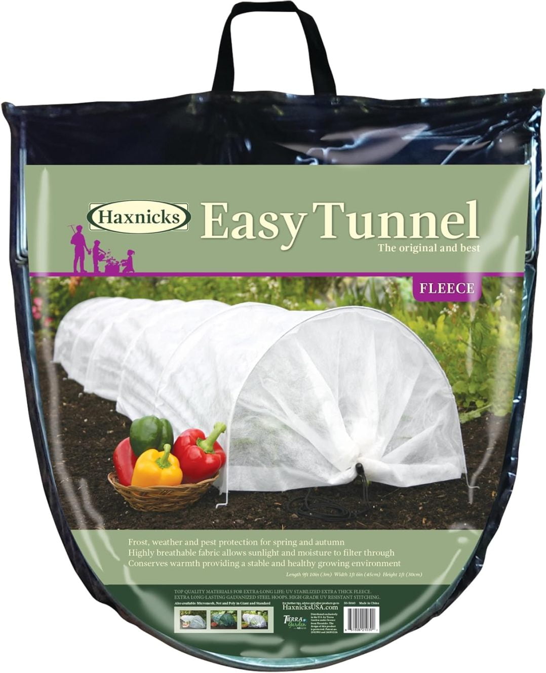 ZCLP 50-5060 Haxnicks Easy Fleece Tunnel Garden Cloche, Cover and ...