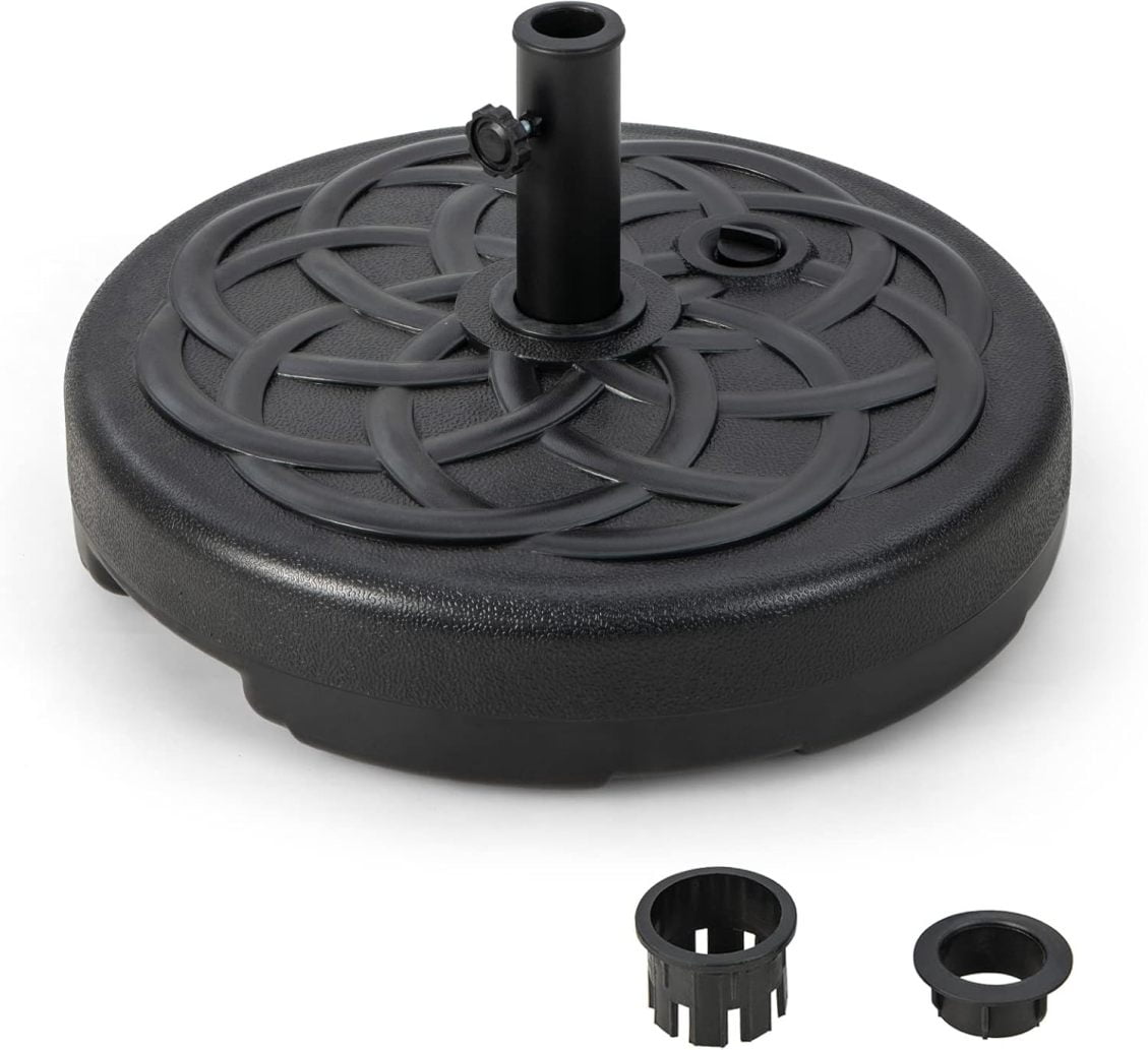 ZCLP Fillable Umbrella Base Stand, Water & Sand Filled 102 lbs Heavy ...
