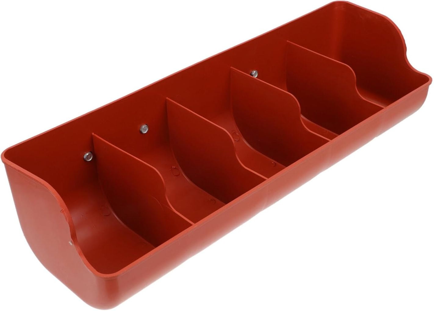 ZCLP Pig Trough 5 Compartment Fence Feeder Plastic Feed Trough Bucket ...