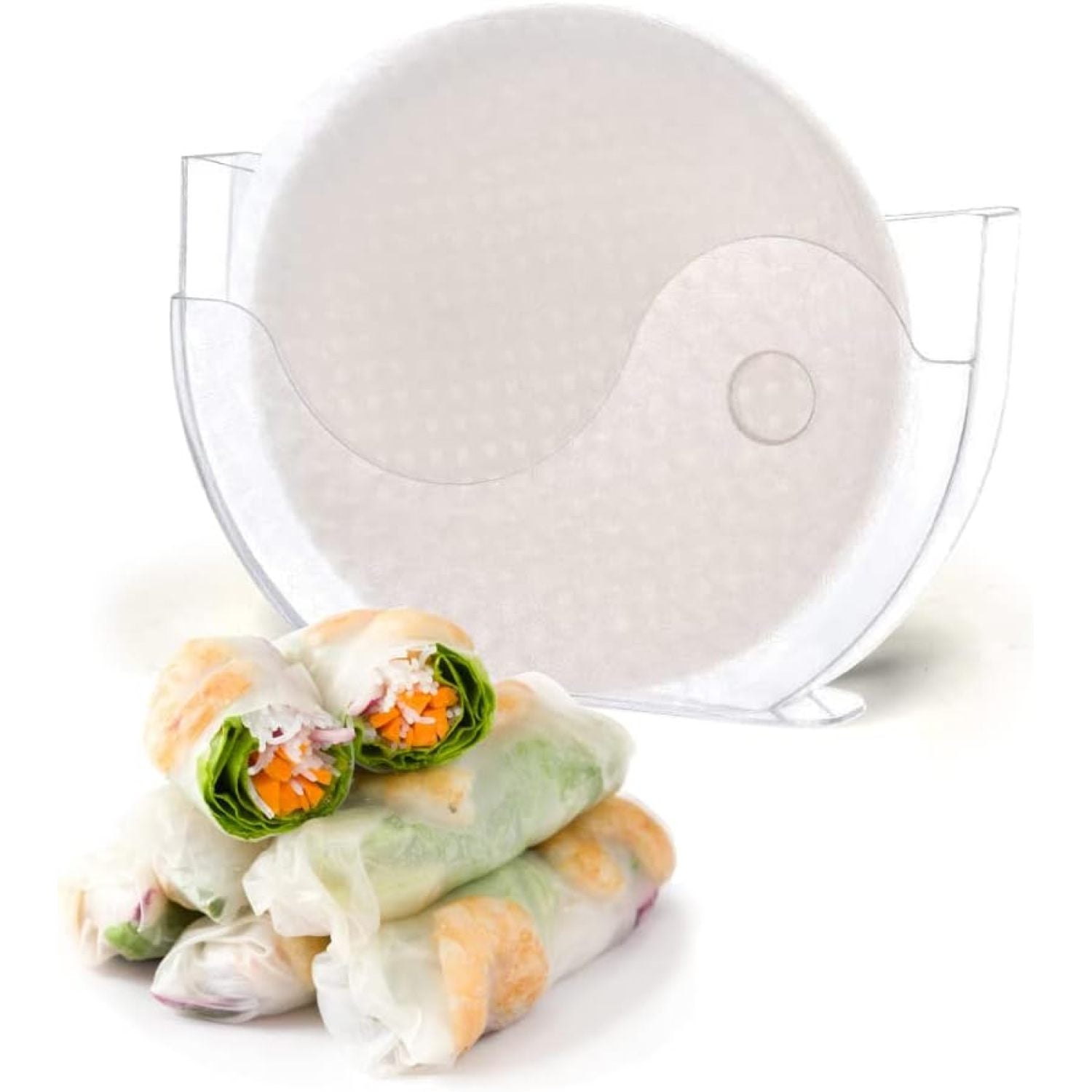 ZCLP Rice Paper Water Bowl with Side Pocker Holder for Rice Paper ...