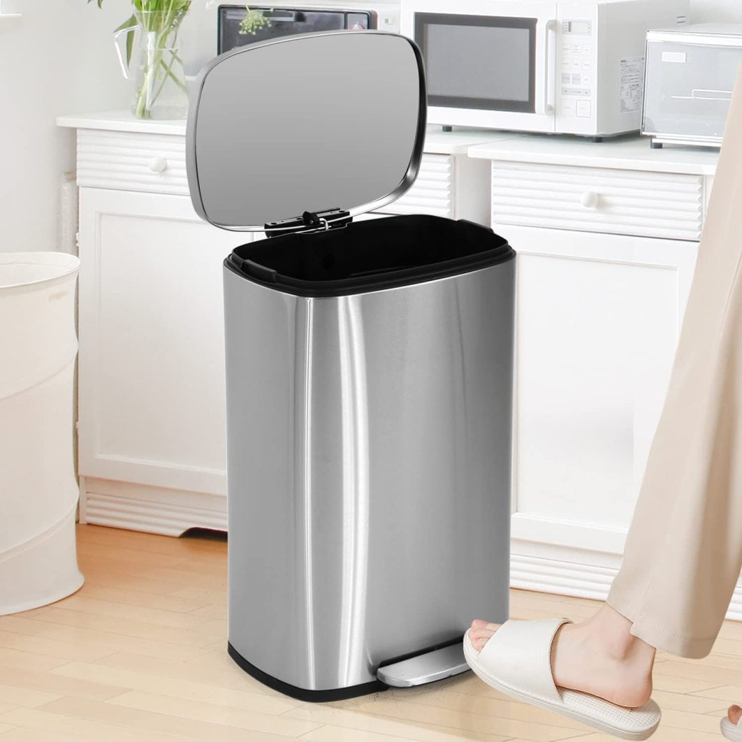 ZCLP Trash Can 13 Gallon Trash Can Kitchen Trash Cans with Lid ...