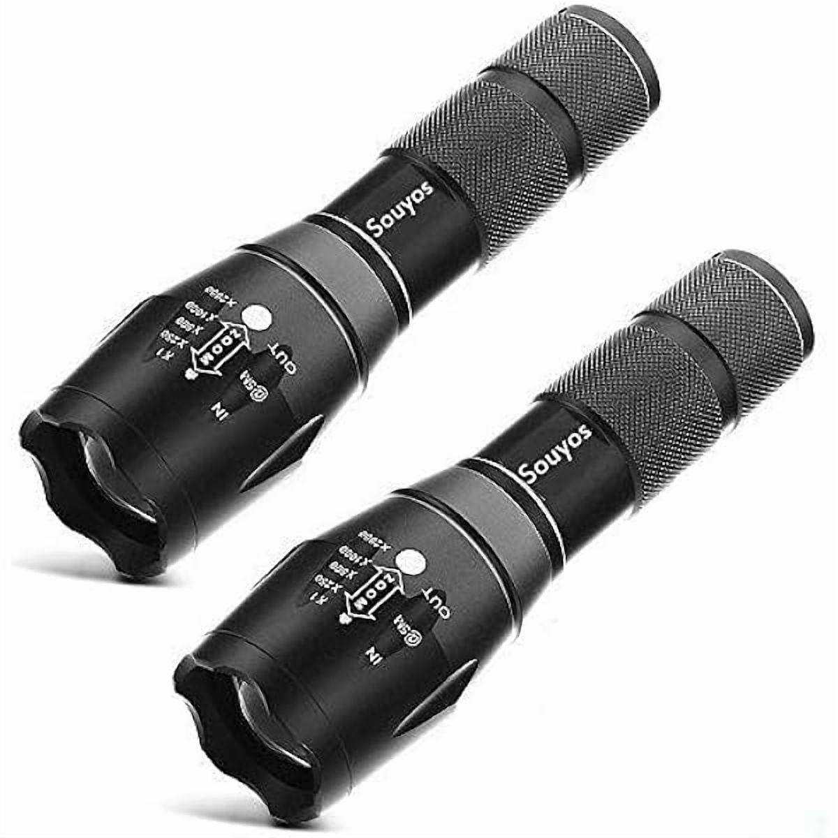 ZCMilitary Grade Flashlight 2000 Lumen 5 Modes Water Resistant LED ...