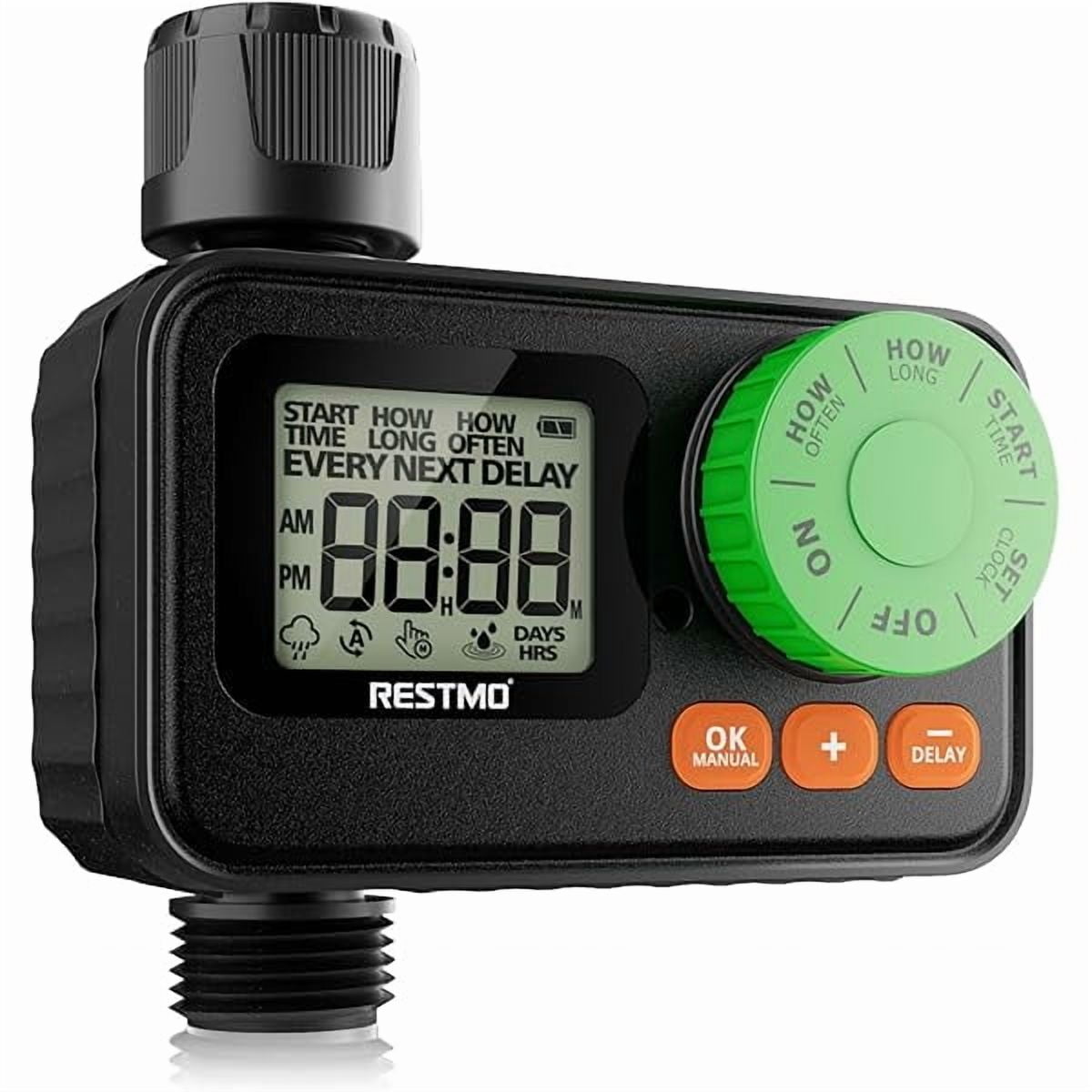ZCRESTMO Sprinkler Timer, Programmable Water Timer for Garden Hose ...