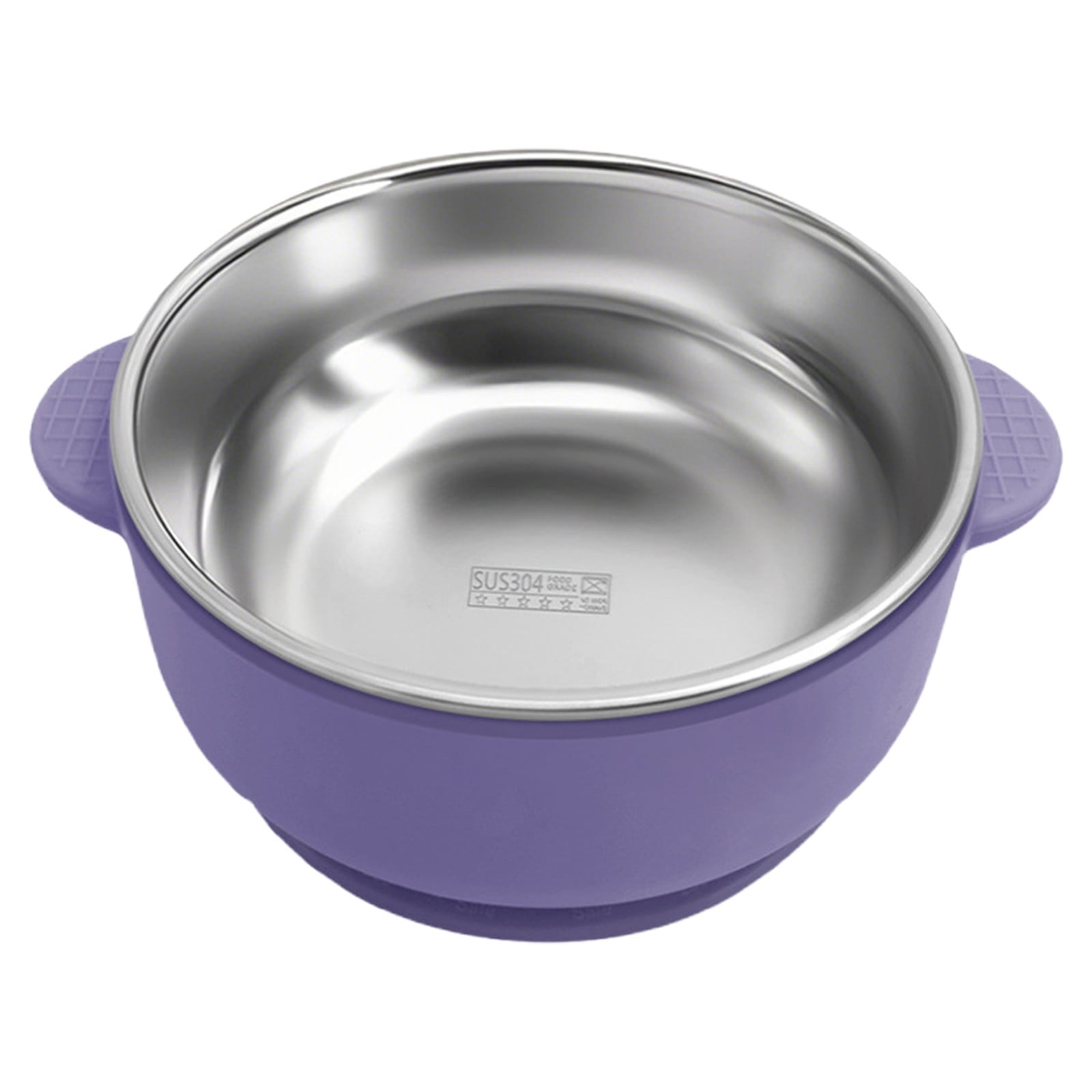 ZCSKFIN 2-in-1 Anti-Scald Bowls with Suction Base, Stainless Steel ...