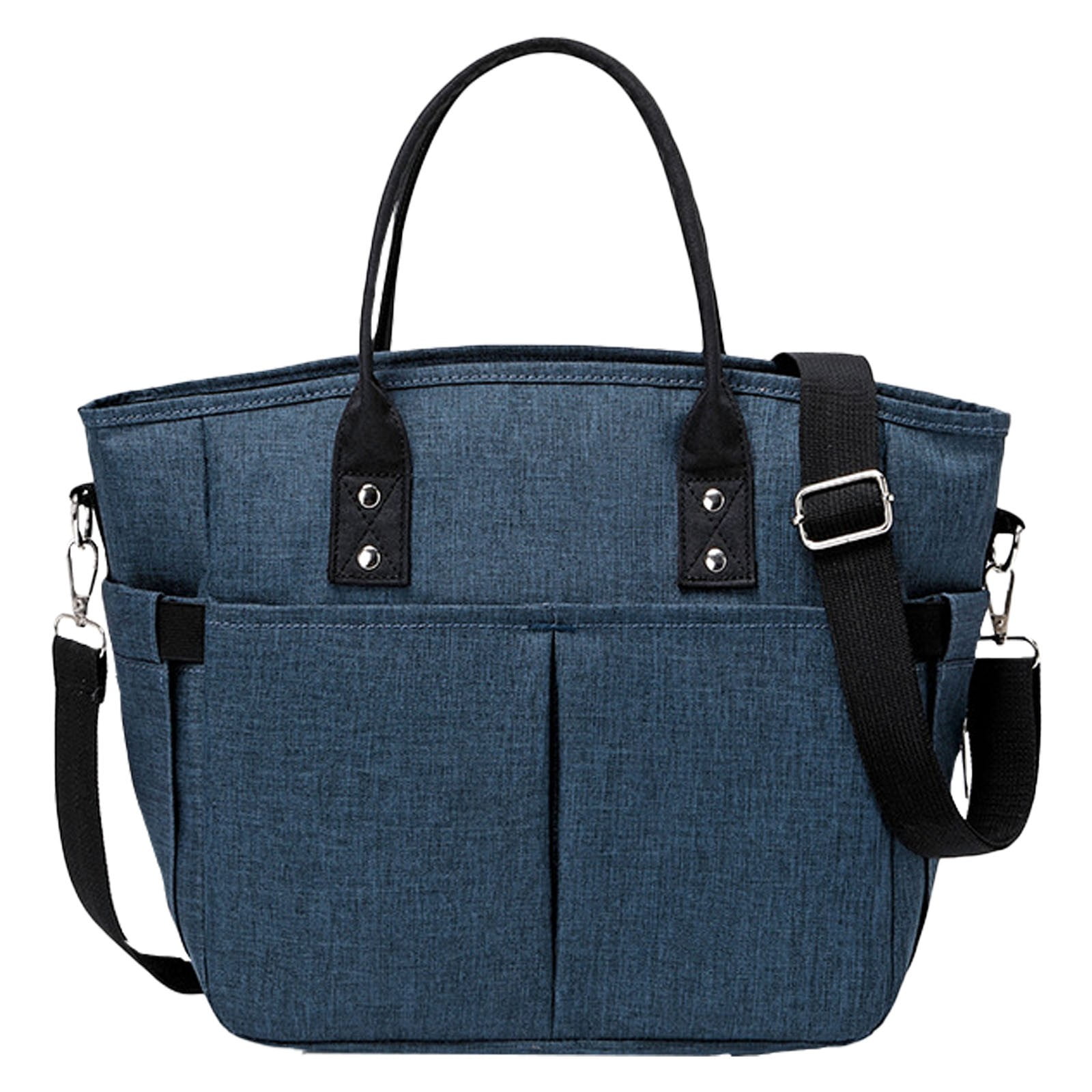 ZCSKFIN Cloth Insulated Lunch Bag Frosted Zipper Design One Shoulder ...