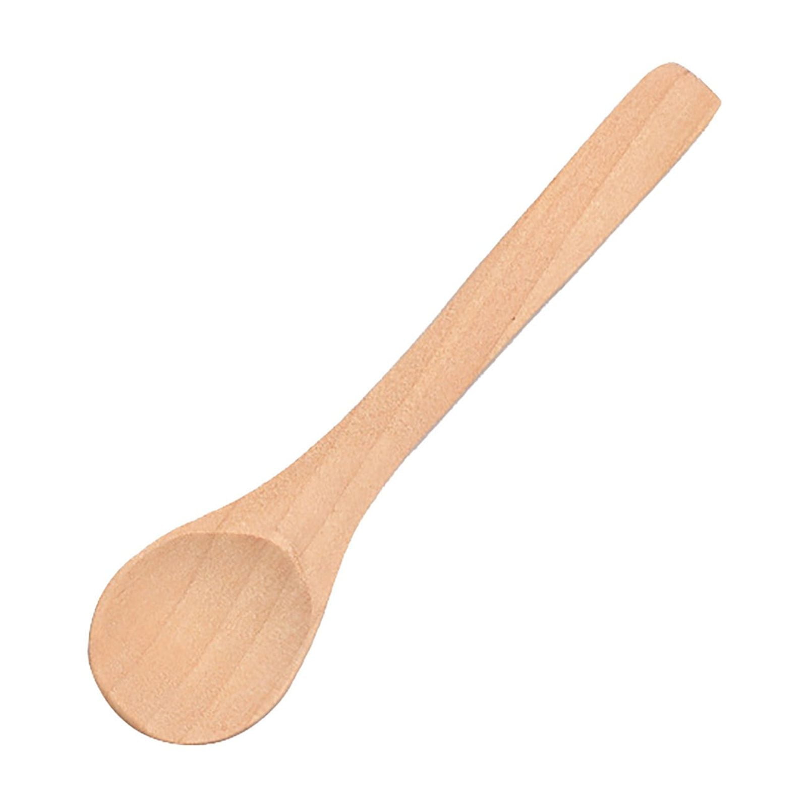 ZCSKFIN Small Wooden Spoons, 5.1 inch Mini Nature Wooden Spoons, Tiny ...