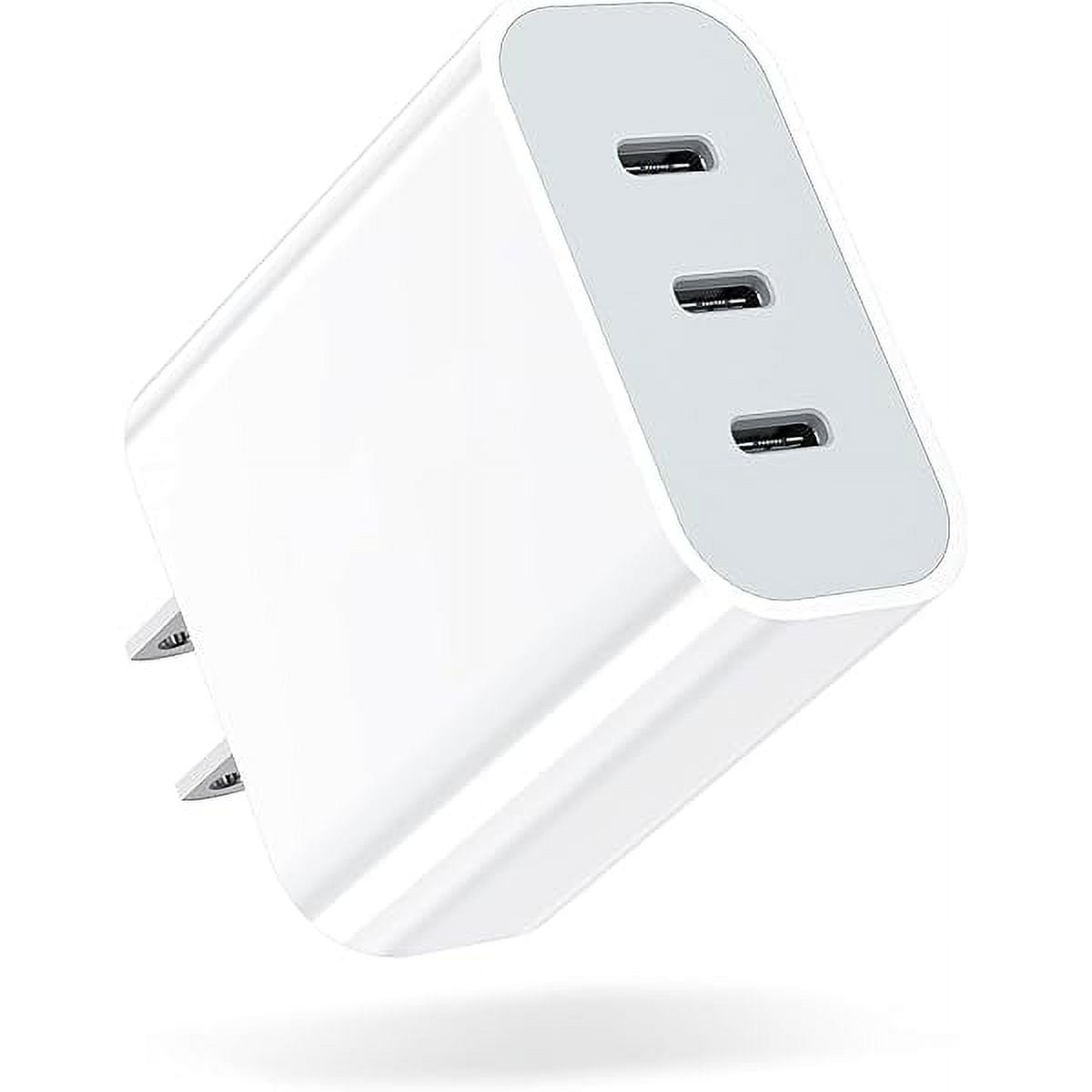 ZCUSB C Charger Block, 35W 3-Port USB C Charger, iPhone Charging ...