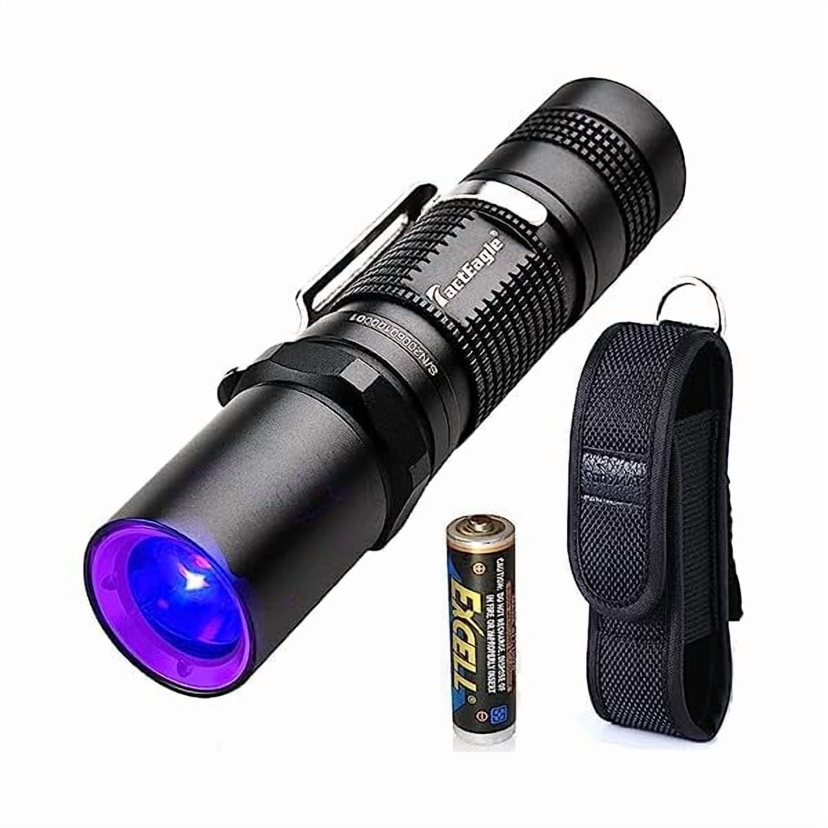 ZCUV Light Flashlight 365nm Black Light Flashlight UVA-T1 Max 3000mW ...