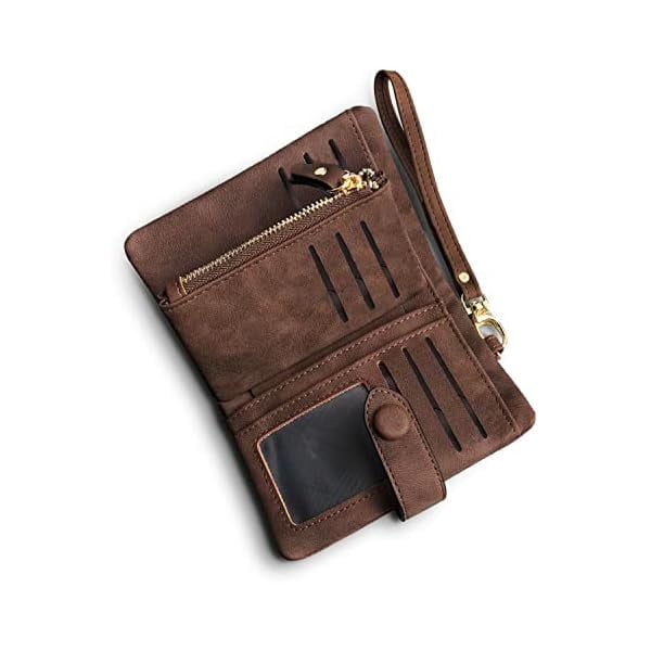 ZCWallets for Women Bifold Small Rfid Soft Leather Ladies Wallets ...