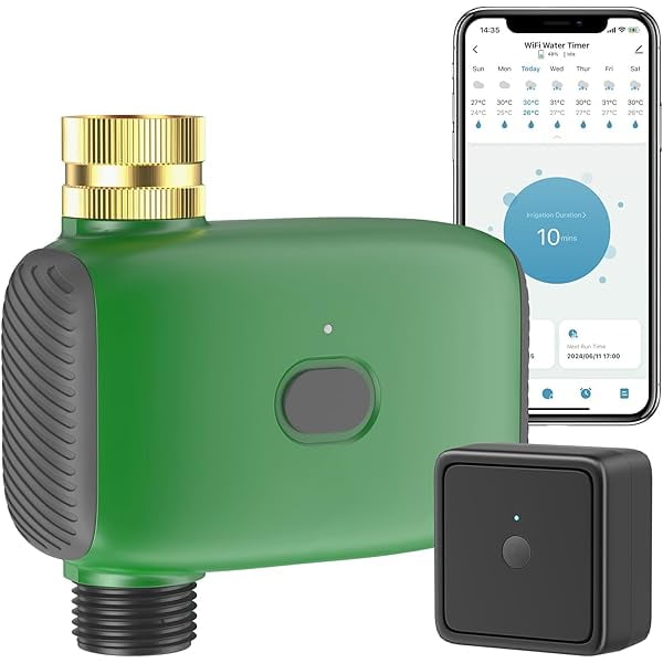 ZCWiFi Sprinkler Timer, Programmable Water Timer for Garden Hose ...