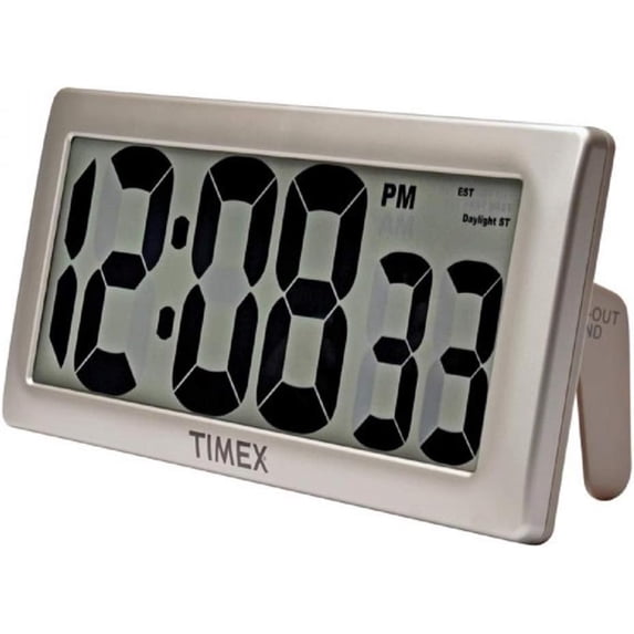 ZCXP 13.5" Large Digital Wall/Table Clock with Intelli-Time & 4" Digits ...