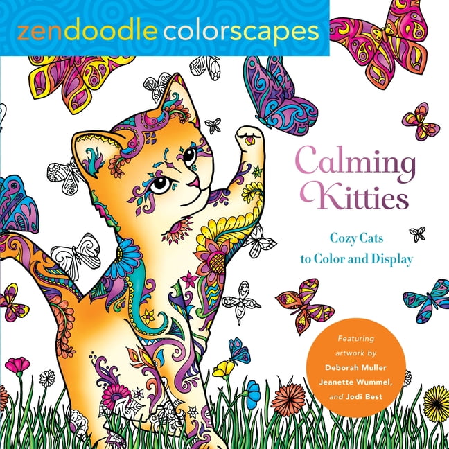 ZD Colorscapes: Calming Kitties: Cozy Cats to Color and Disp - Walmart.com