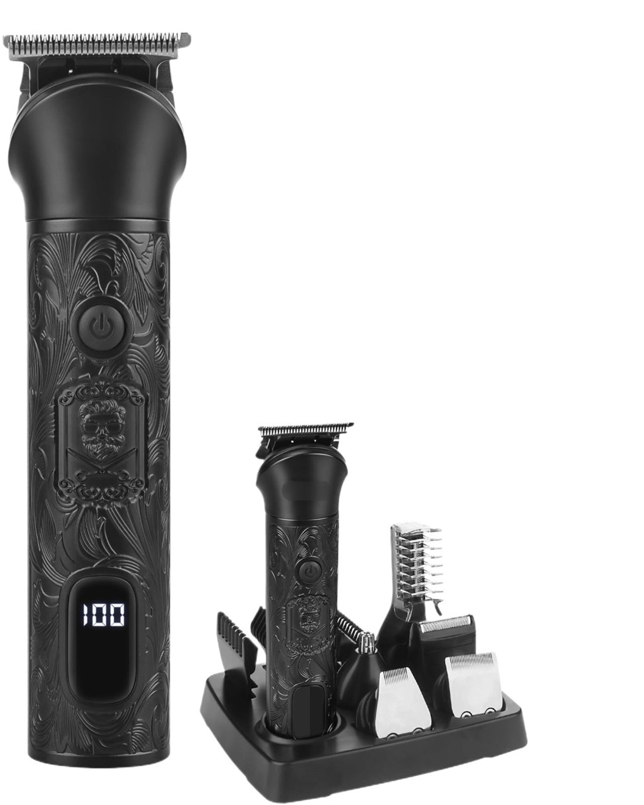 ZD Electric Razor, Cordless Clipper Shaving Kit for Mustache Body Nose ...