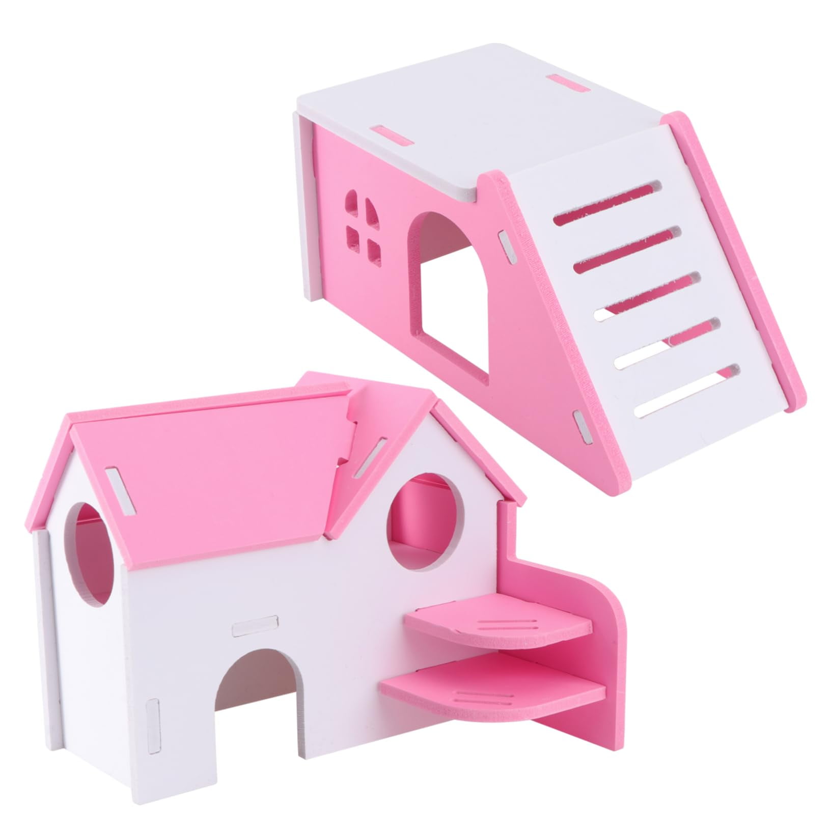 ZD PVC Hamster Villa Cage House for Small Pets Rat Mouse Dwarf Hamster ...