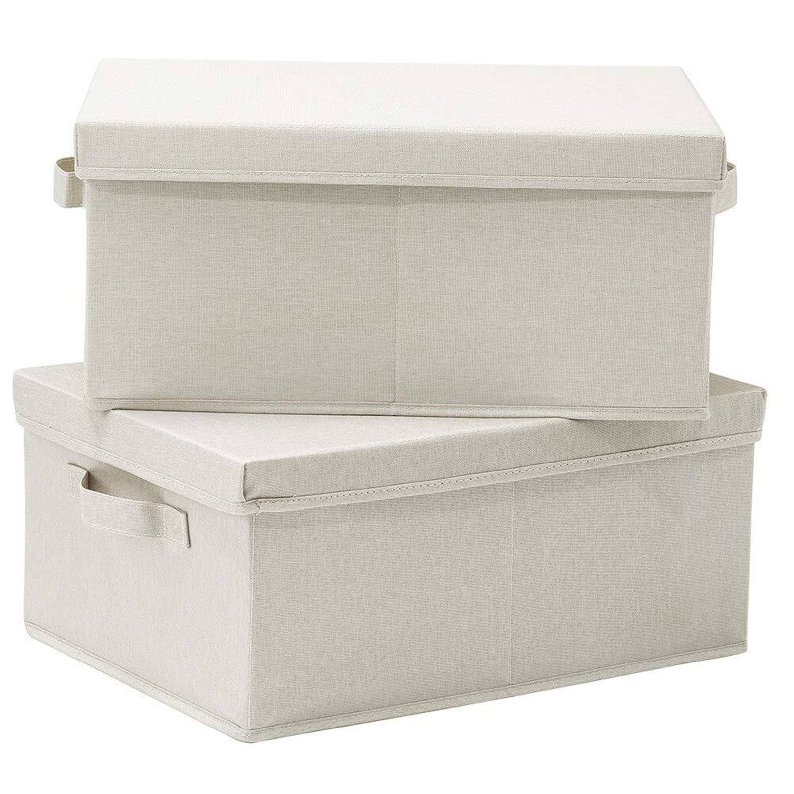 ZD Storage Boxes with Carrying Handles and Sturdy Heavy Cardboard ...