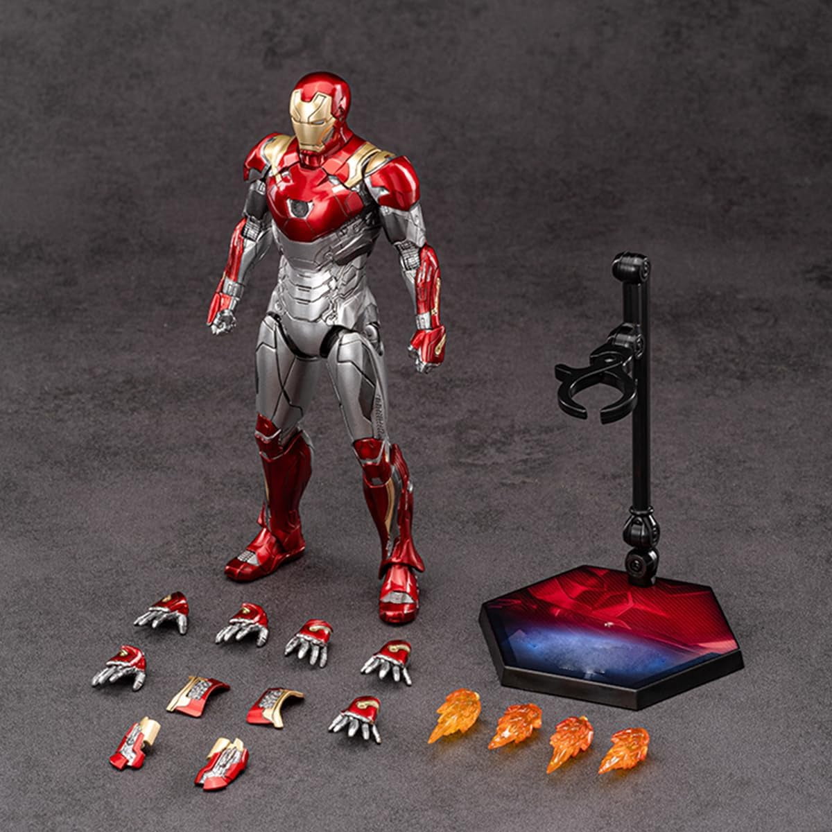 ZD Toys 1/10 Scale Iron Man MK47 Collector Action Figure - Walmart.com