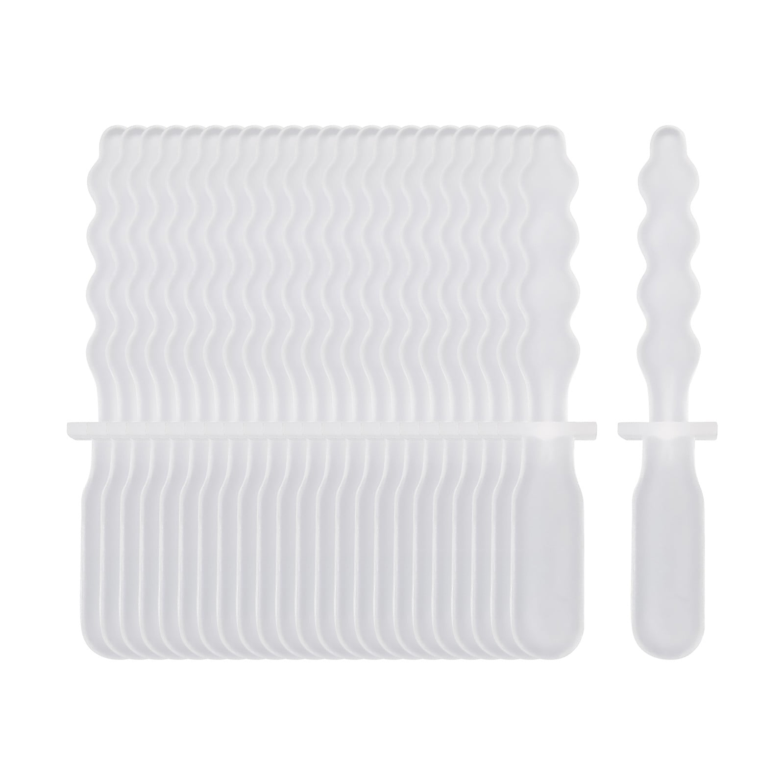 ZDCA 100 Pieces Silicone Ice Lolly Sticks Cakesicle Sticks Cake Sticks ...