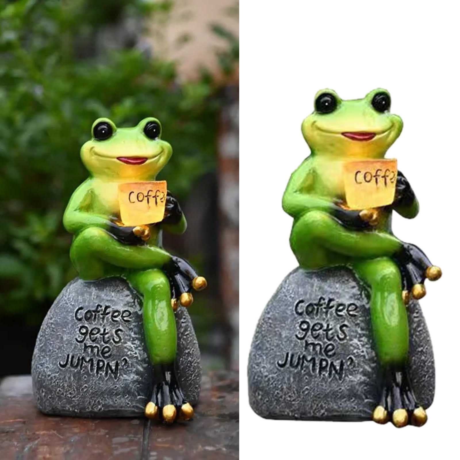 ZDCA Home Decoration Drinking Coffee Statue Battery Version Lamp ...