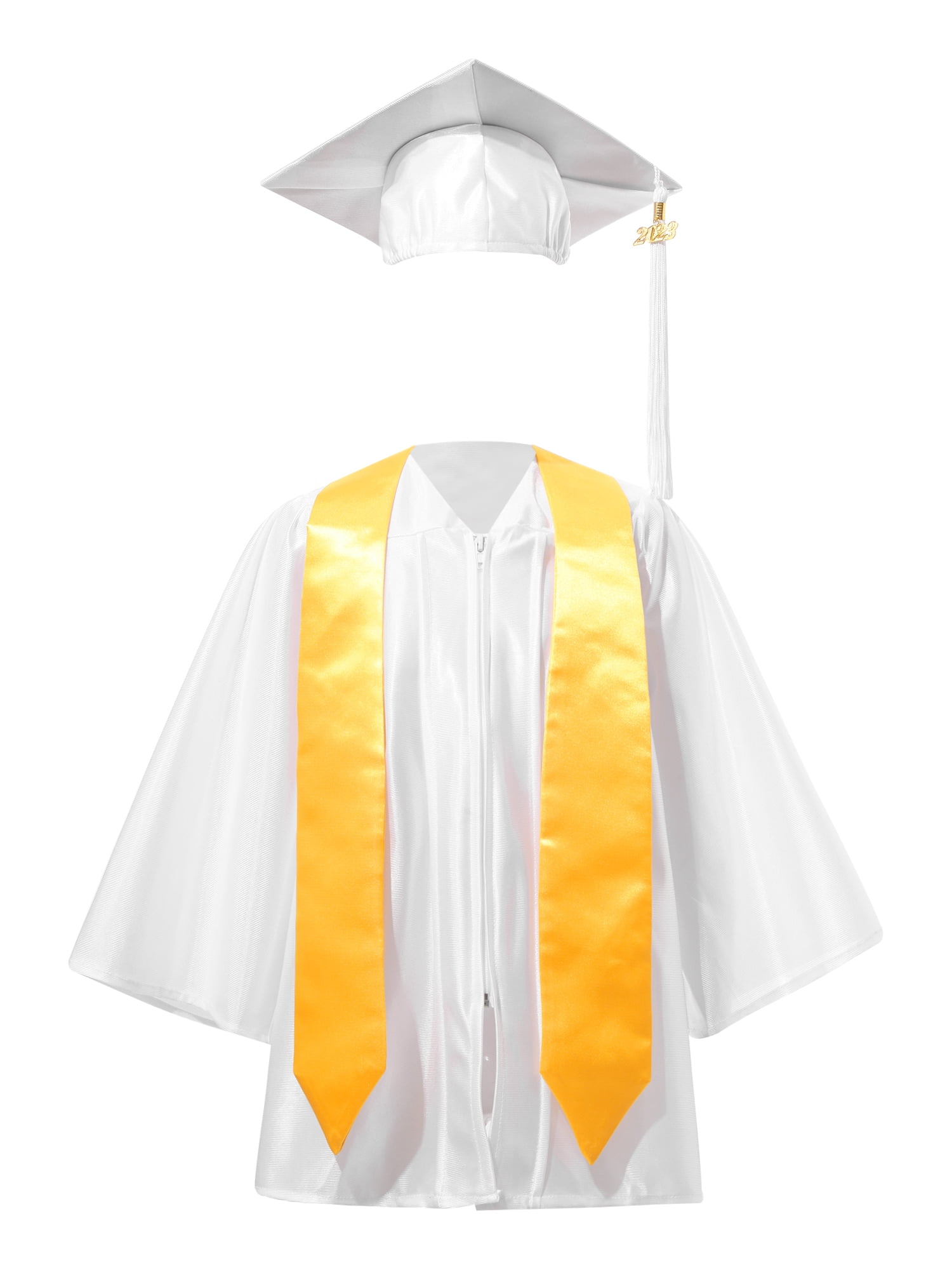ZDHoor 2023 Year Unisex Matte Kindergarten Graduation Gown Cap Tassel ...