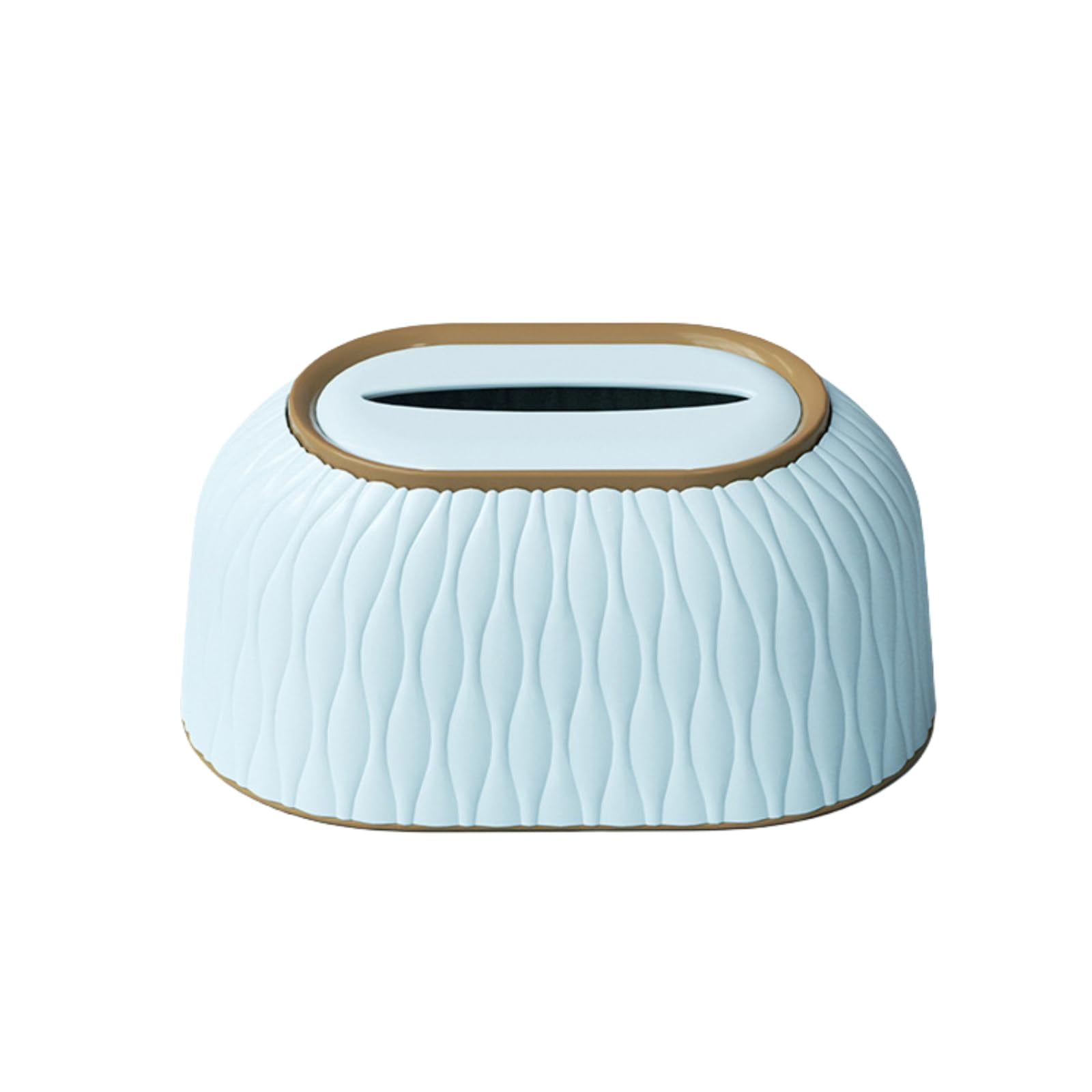ZDM Tissue Box Cover with Magnetic Spring, Refined Modern PP Fabric, 9. ...