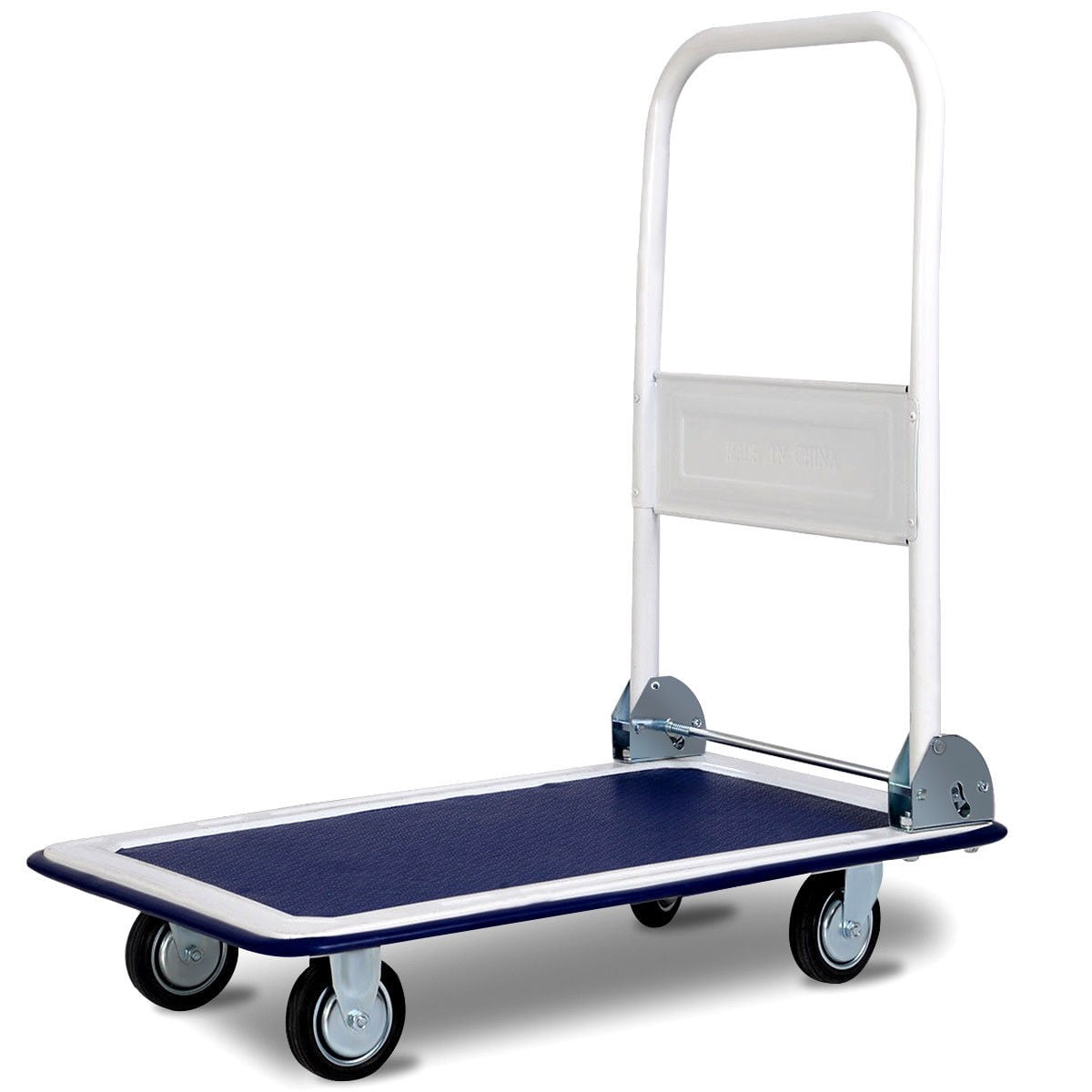 ZDOOR 330lbs Platform Cart Dolly Foldable Moving Warehouse Push Hand ...