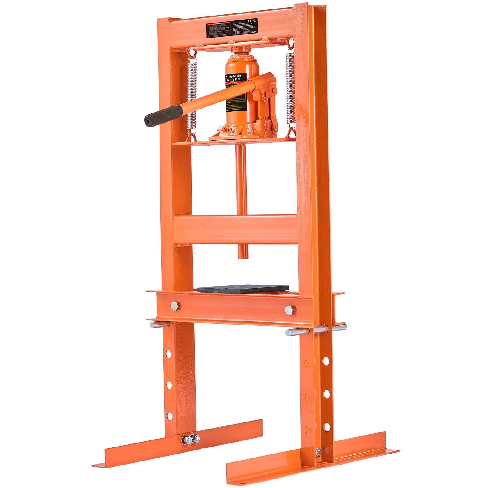 ZDOOR 6 Ton Heavy-Duty Hydraulic Shop Press – H-Frame Benchtop Press ...